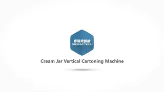Automatic Cream Jar Vertical Cartoning Machine