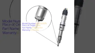 Common Rail Injector 0445120078 Faw J6 Engine