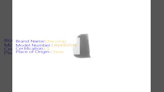 Unicomp UNX4015N Food Scanner Detects Glass Ceramic