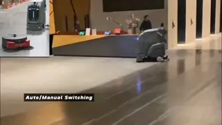 Automatic Industrial Floor Robot Sweeper Scrubber for Business Spaces
