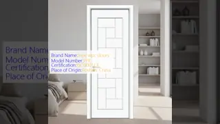 WPC Interior Door Moisture Proof Low Maintenance