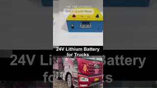 24V truck battery