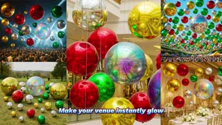 Inflatable Mirror Ball Custom Disco Ball Decoration for Event Stage Party Display Hanging Factory Su
