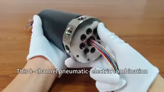 8-channel pneumatic-electric combination slip ring
