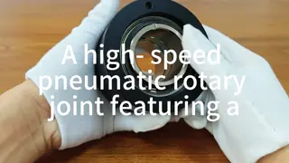 High-speed air slip ring with one inlet and one outlet,