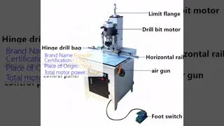 Wood Boring Machine for Cabinet Doors
