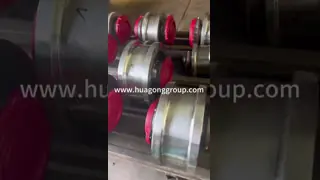 European type wheel assembly with Flange