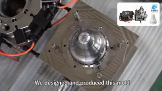 This is a customized outdoor plastic shell injection mold