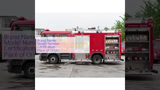 MAN Fire Truck 3T Water Foam Tank Ready