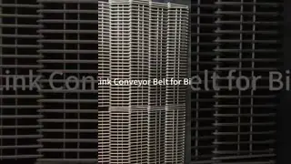 Food Grade Stainless Steel 304 Metal Wire Mesh Eye Link Conveyor Belt for Biscuit Oven Bakery Anneal