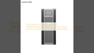 200KVA UPS Pure Sinewave Uninterrupted Power