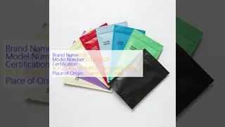 Custom Zipper Bags Low MOQ Food Cosmetic Packaging