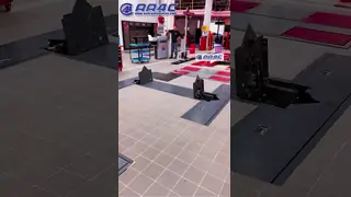 AA4C  4 in 1 Vehicle Test Lane with inground 2 post lift in garage equipments shop