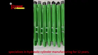 Finished hydraulic cylinder testing and display