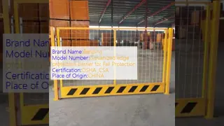 Galvanized Edge Protection Barrier for Safety