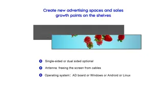 Create new advertising spaces and sales growth points on the shelves