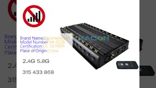 G WiFi Signal Jammer Blocker Remote Control