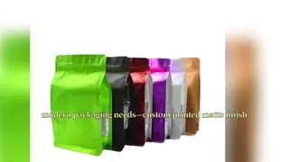 Custom Matte Ziplock Pouches For Snacks