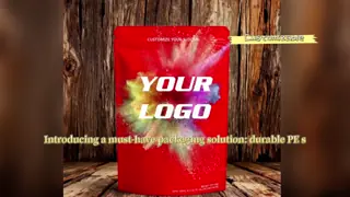 Custom Stand Up Pouches For Cocoa Snacks