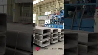 Zhaotai Stainless Steel — Real Shot of Stainless Steel Welded Square Tube Finished Product