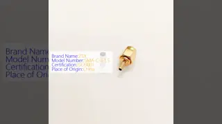 SMA Crimp Connector RG58 LMR200 DC-6GHz RF Male