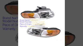 Dodge Caravan Headlights 1996-2000 Bright Upgrade