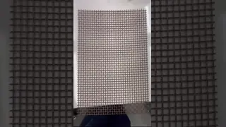 Video showing details of metal woven mesh