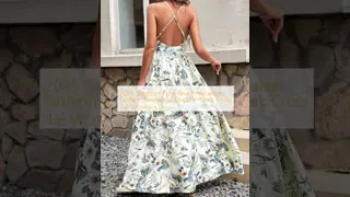 Summer Beach Dress V Neck Rayon Embroidery