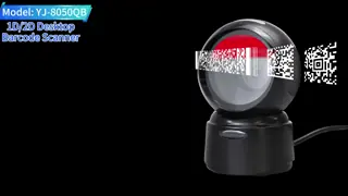 YJFIRST QR Scanner Fast Desktop Barcode Reader