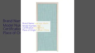 WPC Hollow Door Moisture Rot Proof Interior