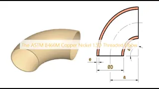 Copper Nickel 1.5D Elbow Corrosion Resistant