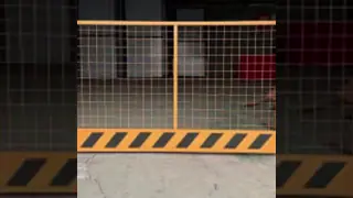 Orange Color Edge Protection Barrier For Building Protection