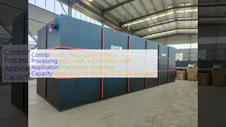 Compact MBR Plant Wastewater Treatment