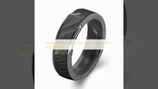 Forged Carbon Ring Ultra Light Skin Friendly