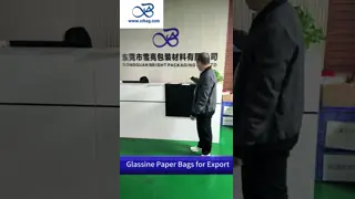 40g Biodegradable Custom Printed Glassine Paper Bags for Eco-Friendly Packaging
