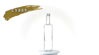 700ml Clear Glass Spirits Bottle with Secure Screw Cap Finish | Zibo Creative