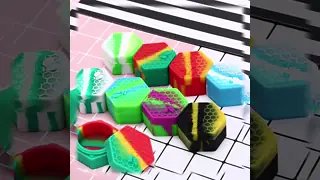 Factory Direct 26ml Bee Hexagonal Silicone Box, Sealed Silicone Storage Container for Smoke Oil Crea