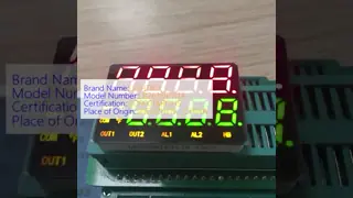 7 Segment LED Display For Temp Control