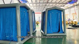Inflatable Disinfection Tent Decontamination Shelter for Emergency Medical Isolation Field Use Facto