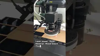 Ball Screw CO₂ Laser Cutter in Action | TEMEi T5D-L1325S