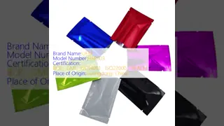 Recyclable Mylar Pouches Smell Proof Food Storage