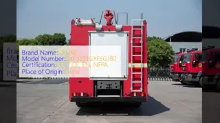 Sinotruk HOWO 18T Fire Truck 18000L Water Capacity