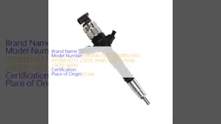 Toyota 1KD FTV Fuel Injector 0950007040
