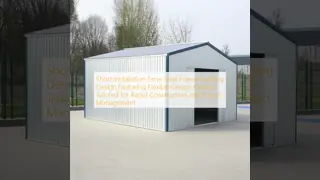 Fast Steel Frame Building Design Quick Assembly