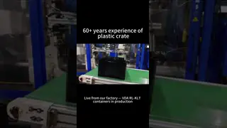 VDA RL-KLT Container Production Automotive Standard Plastic Logistics Bins Manufacturer