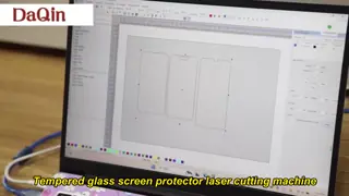 Tempered glass screen protector laser cutting machine
