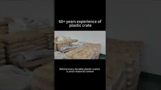 How We Ensure Plastic Crate Quality | Raw Materials & Mixing Process Factory Tour