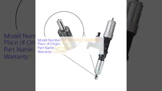 Isuzu 6HK1 Fuel Injector 095000-0450 Diesel Engine