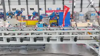 Automatic Log Sawing Multi Blades Rip Saw Production Line