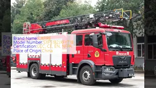 18m Aerial Ladder Fire Truck Rescue Solution